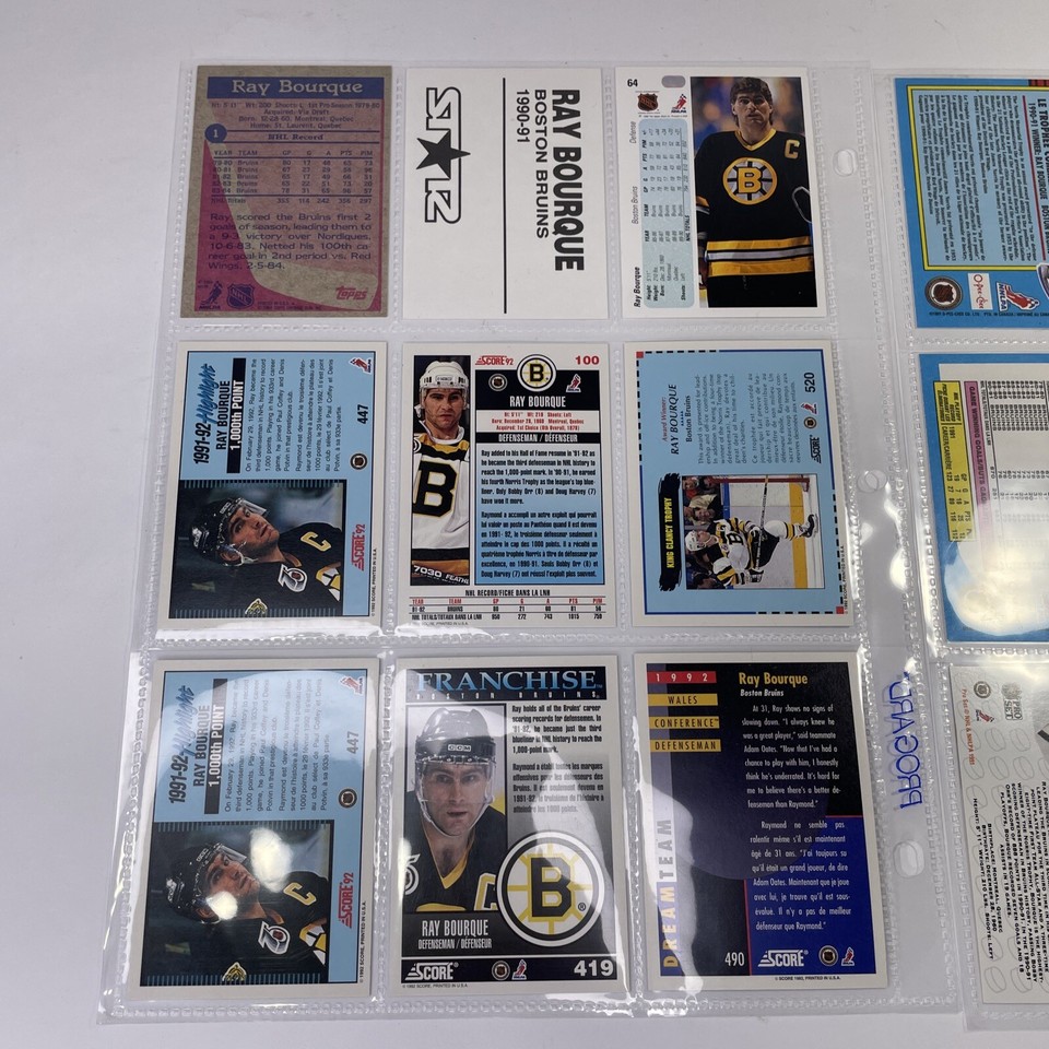 Lot Of 18 MINT 1990s Hockey Cards In Sleeves (From Large Estate) CR029 ...