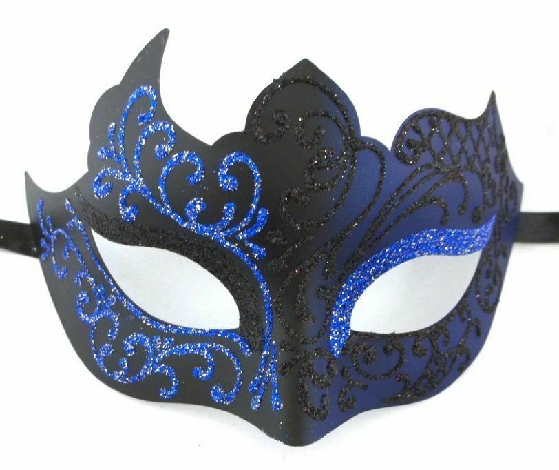Navy Venetian Mask