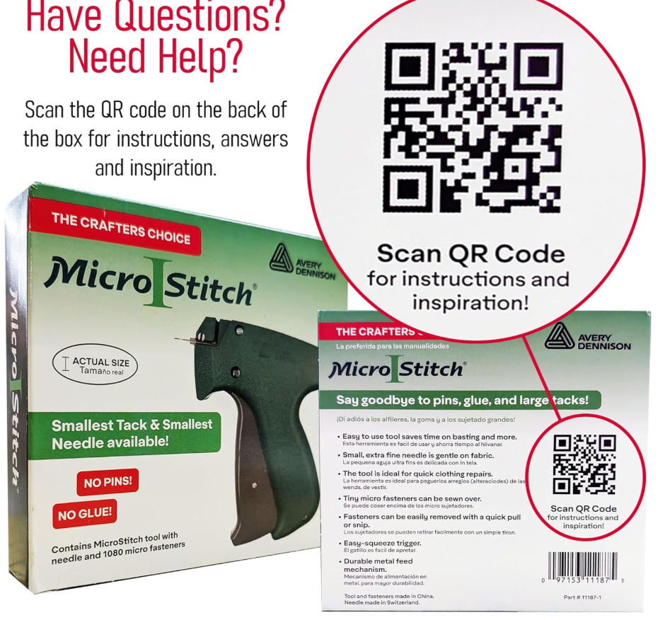 The Original MicroStitch® Micro-Fastener Kit - WITH NEEDLE | eBay