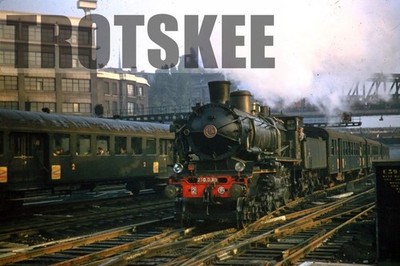 35mm Slide SNCF French Railway Steam Loco 230 D 119 c1962 Orig France ...