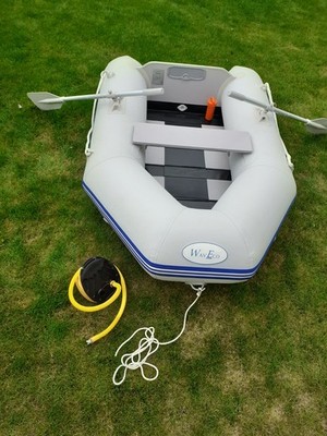 WavEco Inflatable Dinghy - Tender - Solid Transom - Slatted Floor - 2.3m | eBay UK