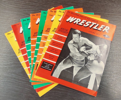 The Wrestler Magazine, UK: 1970 - 8 Issues (Jan, Feb, April, May, Sept ...