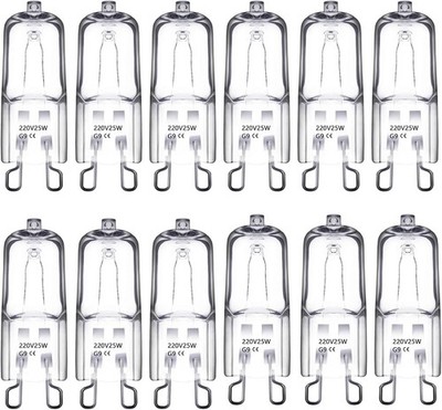 10X G9 Halogen Light Bulb Clear Capsule 240V 25W 2 Pin LED Bulbs | eBay UK