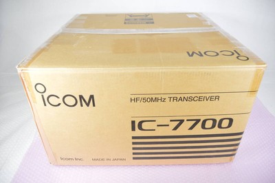 ICOM IC-7700 HF/50MHz Transceiver 200W w/ Original Box Manual Tested ...