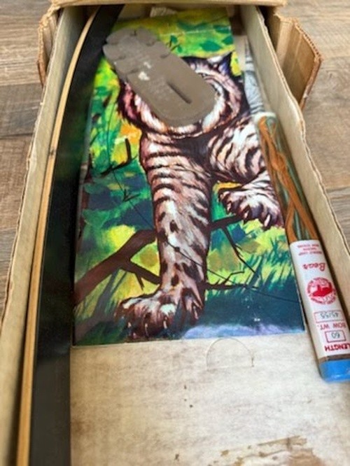 New Old Stock 1969 Fred Bear Bearcat Recurve Bow 45# Original Boxes ...
