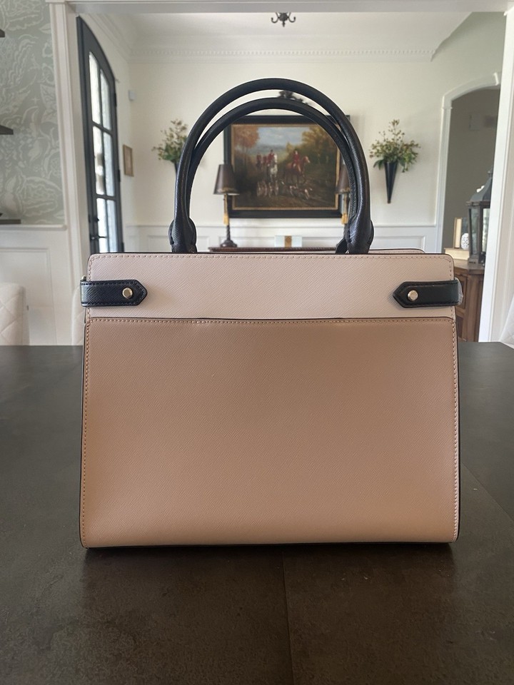 Kate Spade Staci Medium Satchel Leather Colorblock NWOT | eBay