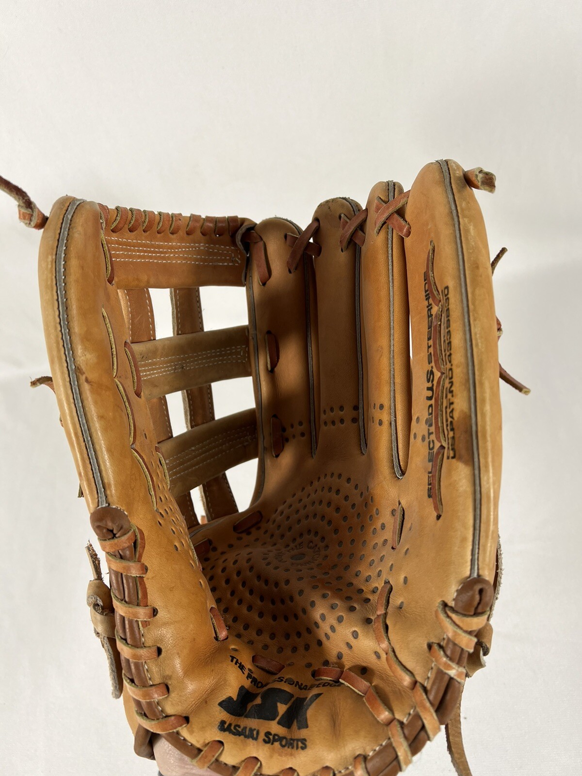 SSK Dimple-ll SBG-78 Leather RHThrowing Baseball Glove. Steerhide. Big ...