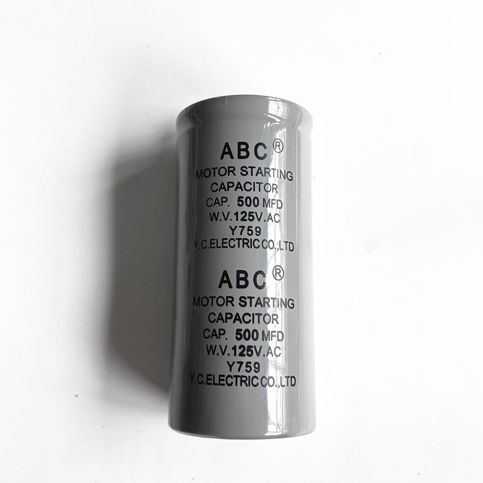 ABC CD60 Motor Starting Capacitor 500MFD 500UF 125VAC HVAC 125V Brand ...