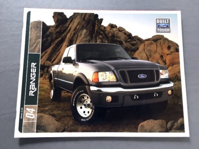 2004 Ford Ranger 1st Edition Truck 24-page Sales Brochure Catalog ...