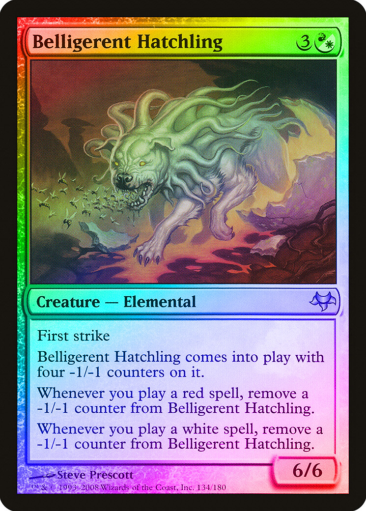 Belligerent Hatchling FOIL Eventide NM White Red Uncommon MAGIC CARD ABUGames | eBay