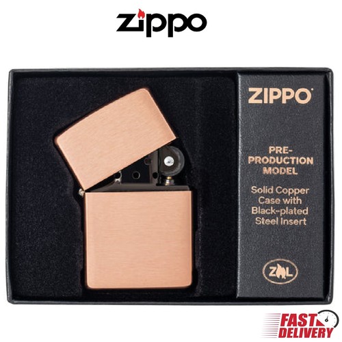 Zippo Lighter Pre-Production Copper With Black Plated Insert Limited ...
