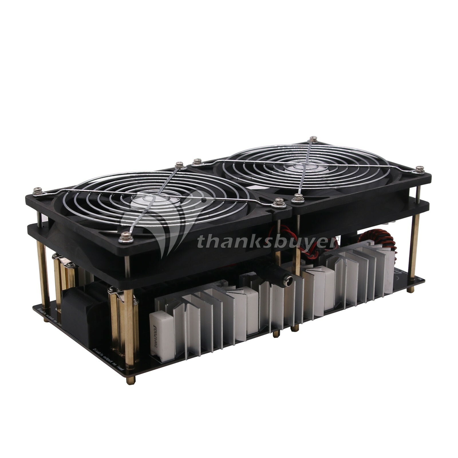 ZVS Induction Heater 2500W Main Unit+Heating Coil Copper Tube+ Fan ...