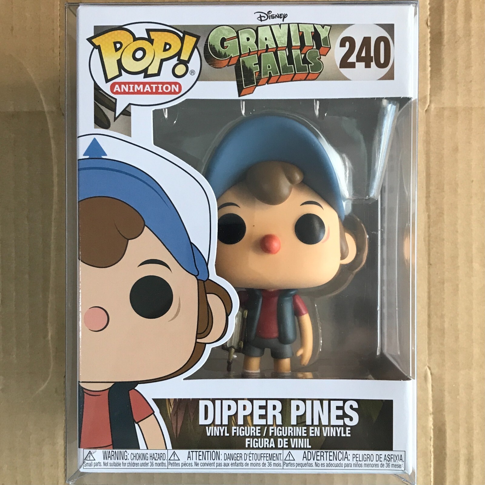 Funko Pop! Dipper Pines #240, Gravity Falls, Disney Animation | eBay
