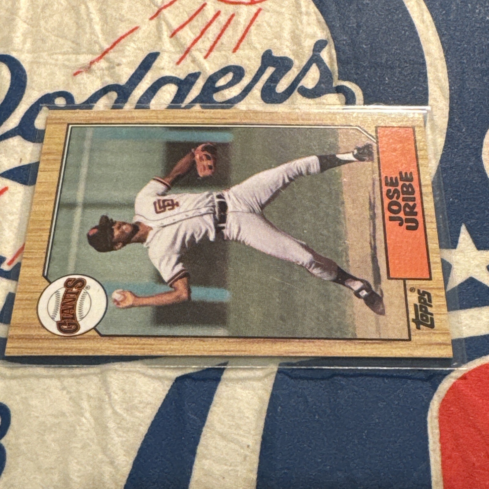 1987 Topps Jose Uribe #633, Error CARD MINT CONDITION | eBay