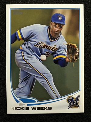 RICKIE WEEKS #123 2013 Topps Series 1 Baseball QTY Milwaukee Brewers | eBay