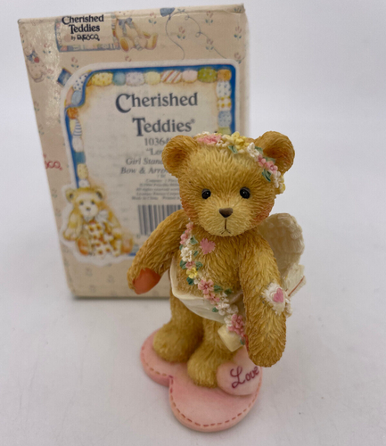 Cherished Teddies- Love - (Girl Standing with Bow and Arrow) 3"#103640. ...
