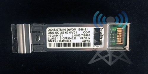 Cisco ONS-SC-2G-60.6 V01, WMOTBHRAAA, 10-2184-01, OC48/STM16 DWDM ...