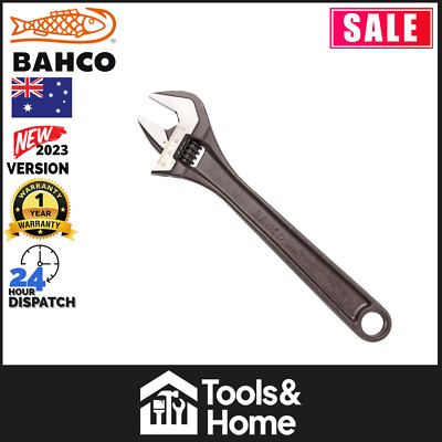 BAHCO 8072 10” PHOSPHATED BLACK FINISH ADJUSTABLE WRENCH SHIFTER | eBay ...