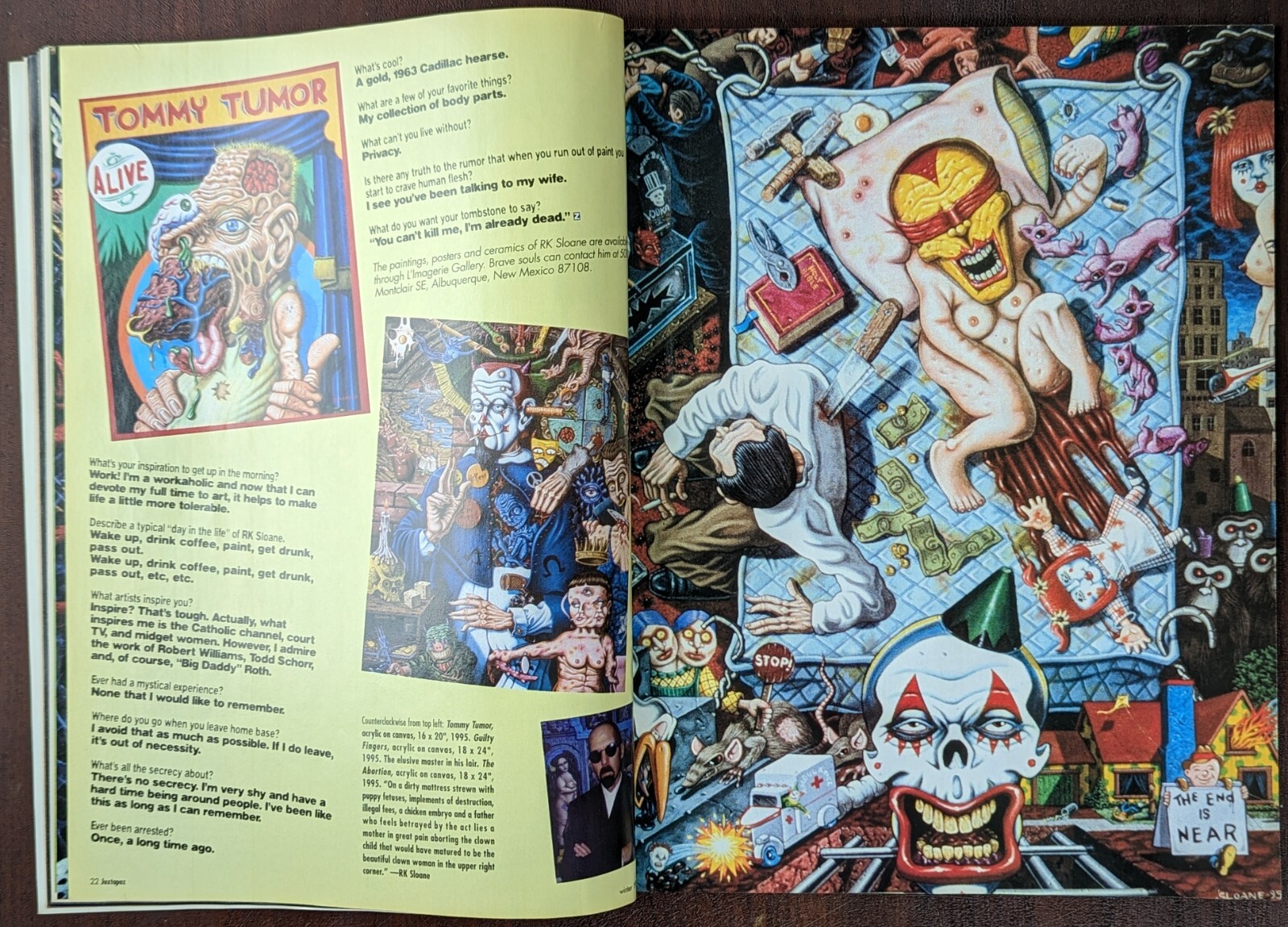 Juxtapoz Magazine Issue #9 - Winter, 1996, Stanley Mouse, Gary Panter ...