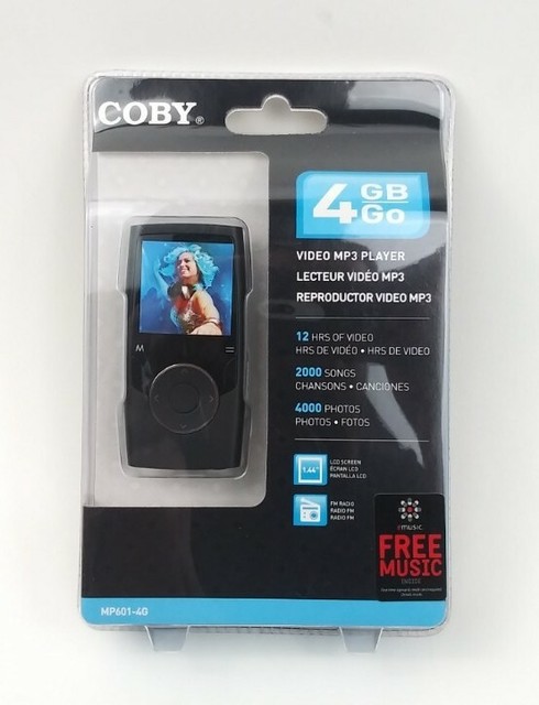 Coby MP620 Black (4 GB) Digital Media Player for sale online | eBay