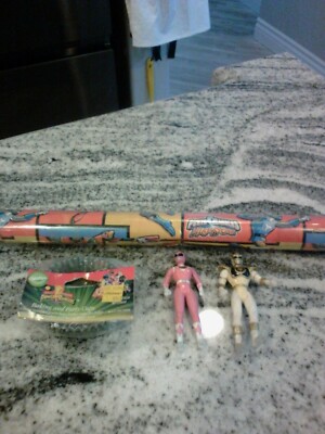 Mighty Morphin Power Rangers Baking Cups, Wrapping Paper and 2 PVC ...