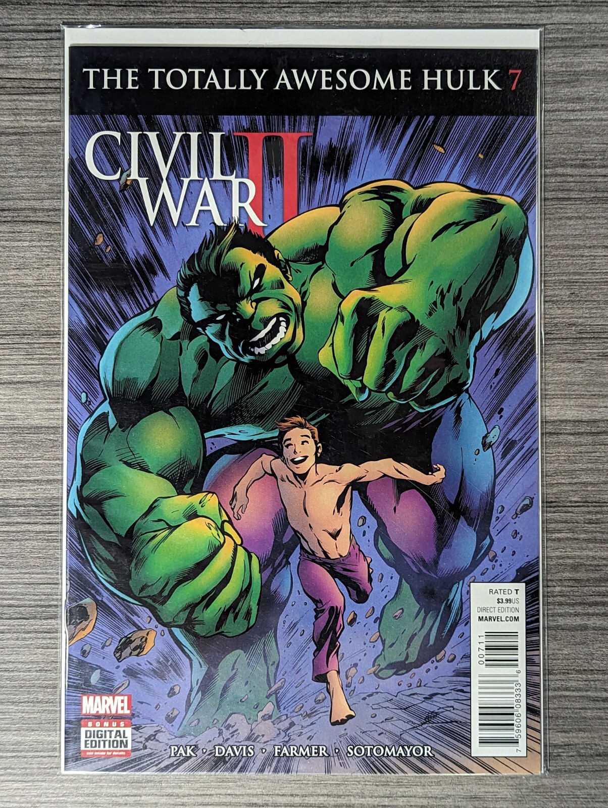 The Totally Awesome Hulk #7 Alan Davis Cover Greg Pak 2016 Marvel ...