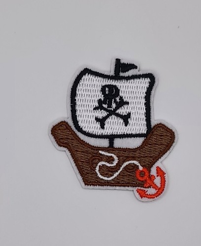 Pirate Boat Iron On Patch Pop Culture Funny Rock Gothic Cute Brand New ...
