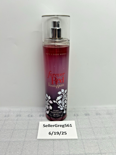 Bath & Body Works Forever Red Vanilla Rum Fragrance Mist 8.0oz ...