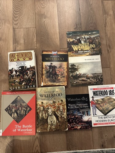Lot of War books Battle of Waterloo Napoleon (1) | eBay