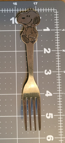 VINTAGE Danara Peanuts Snoopy Stainless Child's Fork 1958 1965 | eBay