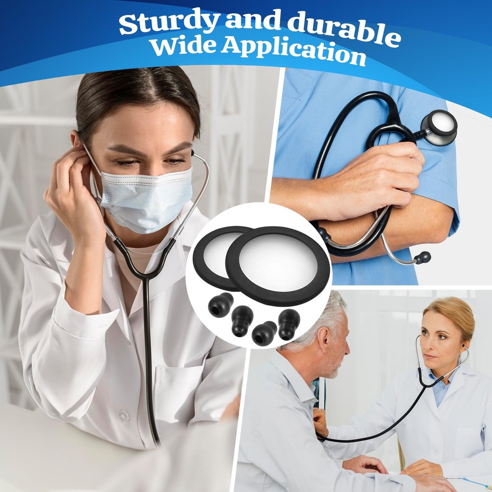 Stethoscope Replacement Stethoscope Bell Diaphragm Cover and Eartips ...