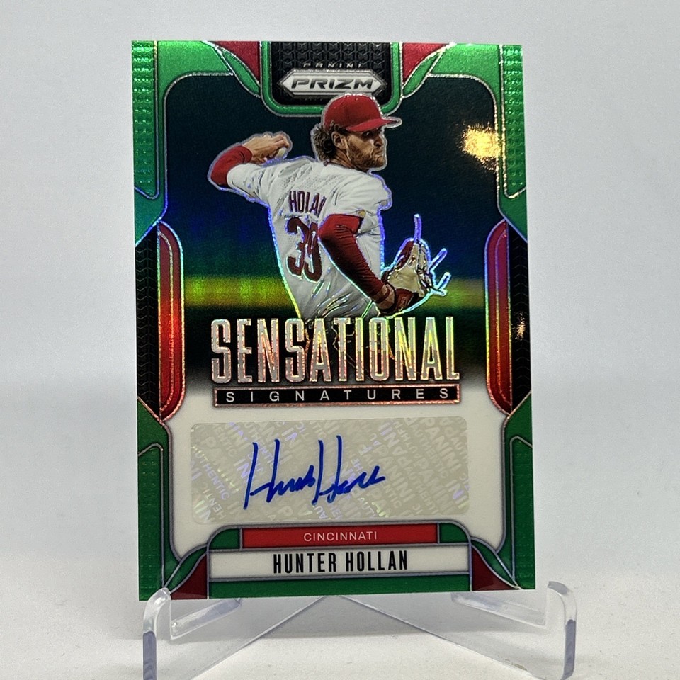 2025 Panini Prizm Sensational Signatures Green Prizm #SS-HH Hunter ...