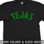 Tejas Ranger Shirt - Baseball Style Font Letters TX Texas Women Ladies ...