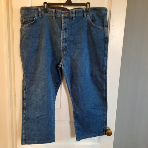 Wrangler Blue Jeans Sz 46x29 per tag, but inseam measures 24 inches EUC ...