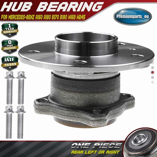 New Wheel Bearing Hub Rear for Mercedes-Benz A160 A180 B170 W169 W245 ...