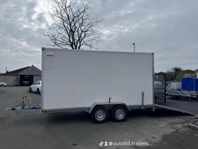 Brand New Twin Axle Box Trailer 400cm x 200cm x 190cm With Locka | eBay UK