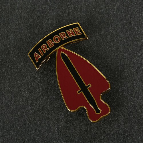 US ARMY SPECIAL FORCES COMMAND IDENTIFICATION METALBADGE LARGE ASU ...