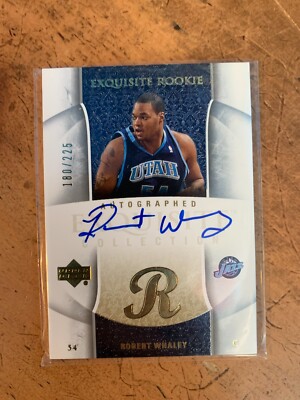 2005-06 Exquisite Collection #87 Robert Whaley AUTOGRAPH RC /225 | eBay