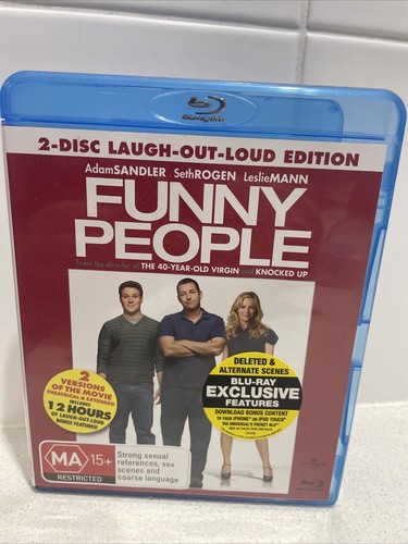 Funny People 2-Disc Blu Ray 2009 Adam Sandler Seth Rogen Laugh Out Loud ...