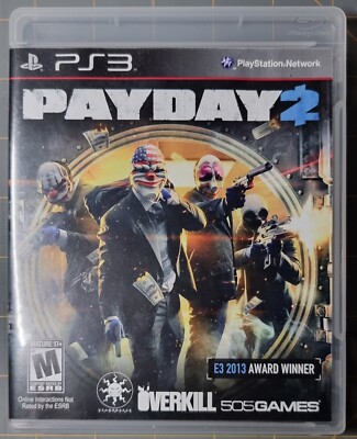 Payday 2 Sony PlayStation 3 PS3 Game Complete With Manual TESTED WORKS ...