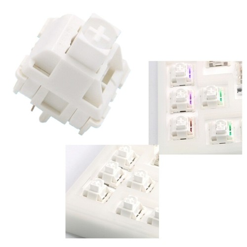 Upgraded Linear White Marble Switches Operate Force 48g for Mechanical ...