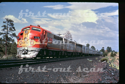 R DUPLICATE SLIDE - ATSF Santa Fe 329 Warbonnet Passenger Action | eBay