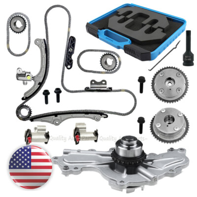 Timing Chain Kit Water Pump Tool VVT For Ford Taurus X Flex Lincoln MKZ ...