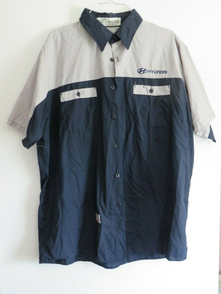 Red Kap Mechanic Technician Uniform Mens Work Shirts Automotive ...