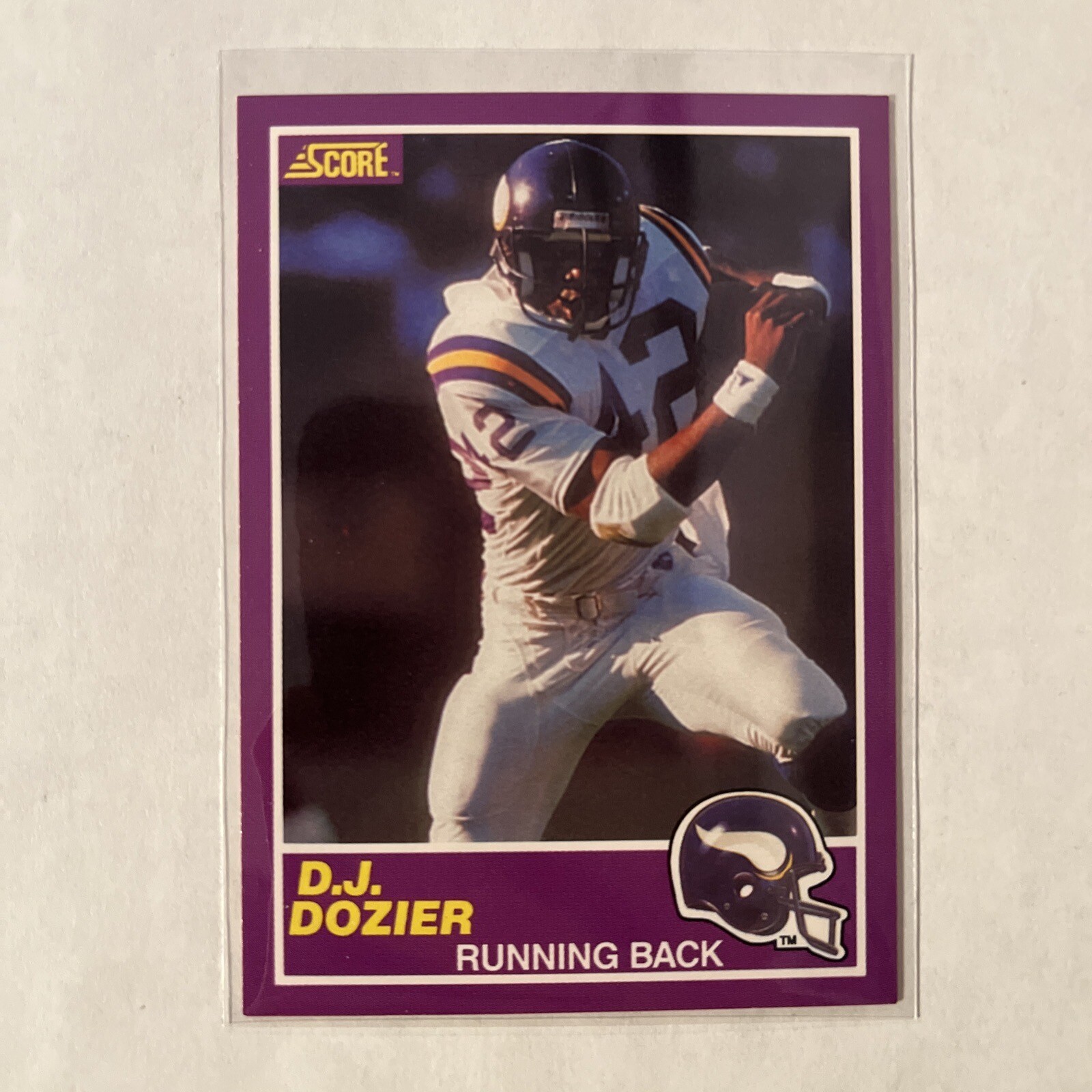 D J Dozier 392S Score 1989 Supplemental NFL Football Trading Card | eBay