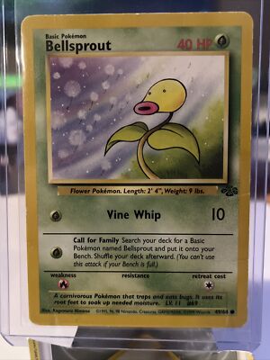 Pokémon TCG Bellsprout Jungle 49/64 Regular Unlimited Common HP/MP | eBay