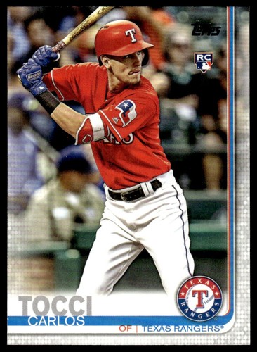 2019 Topps #649 Carlos Tocci - Texas Rangers - Rookie | eBay