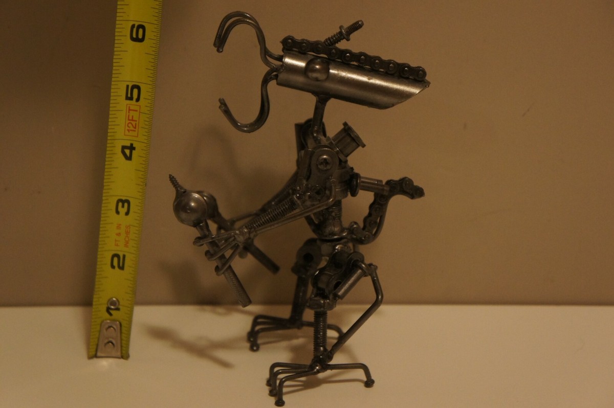 Made From Recycled Metal Art