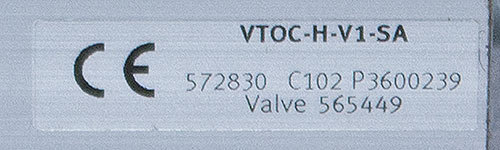 Festo VTOC-H-V1-SA Valve Terminal Manifold Block Novellus PN 61-384620 ...