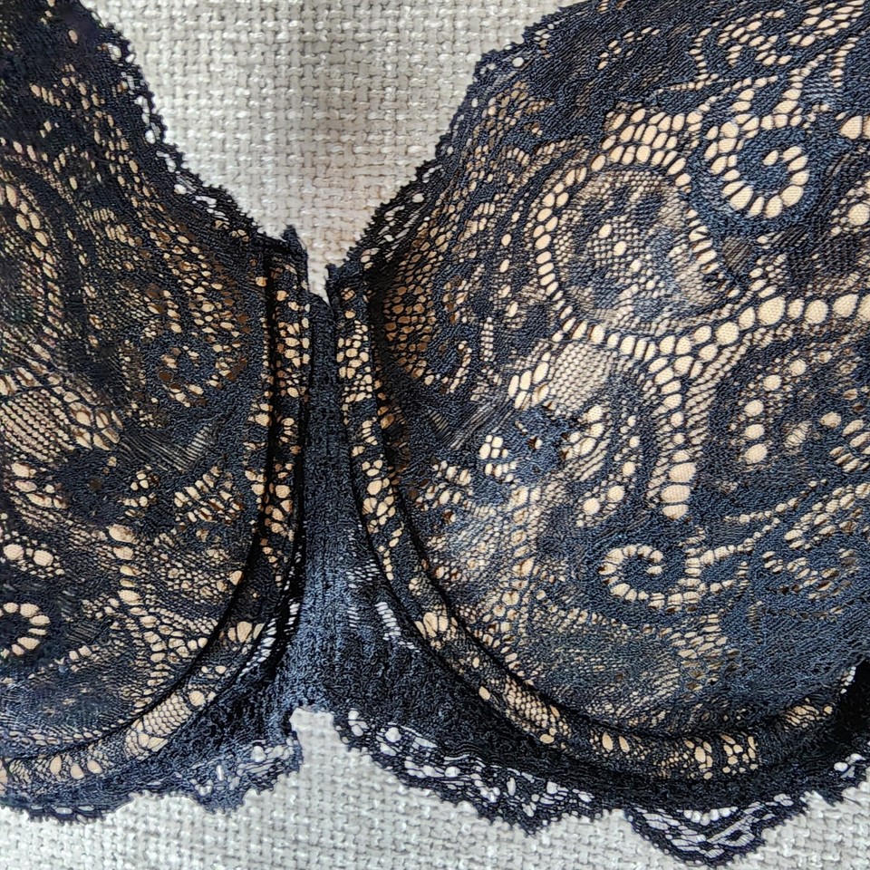 Thirdlove 24/7 Classic Lace Balconette Bra Underwire Molded Womens 42C ...